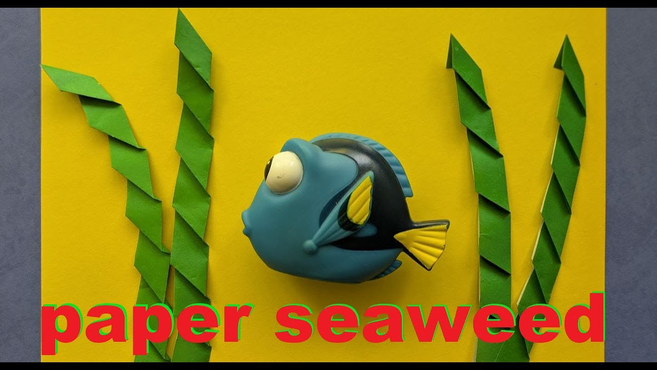 Водорості з паперу орігамі | Origami paper seaweed - YouTube