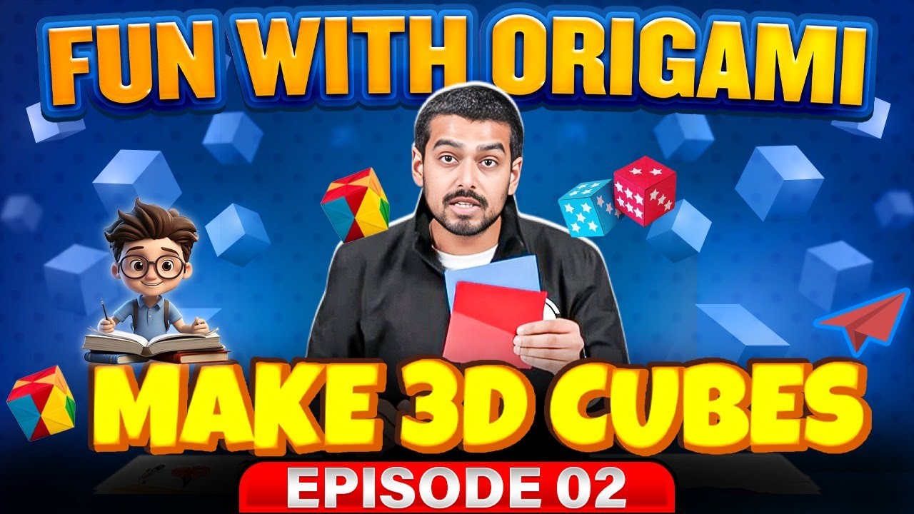 Art of 3-D Cubes Making! 💥 Origami Series - YouTube