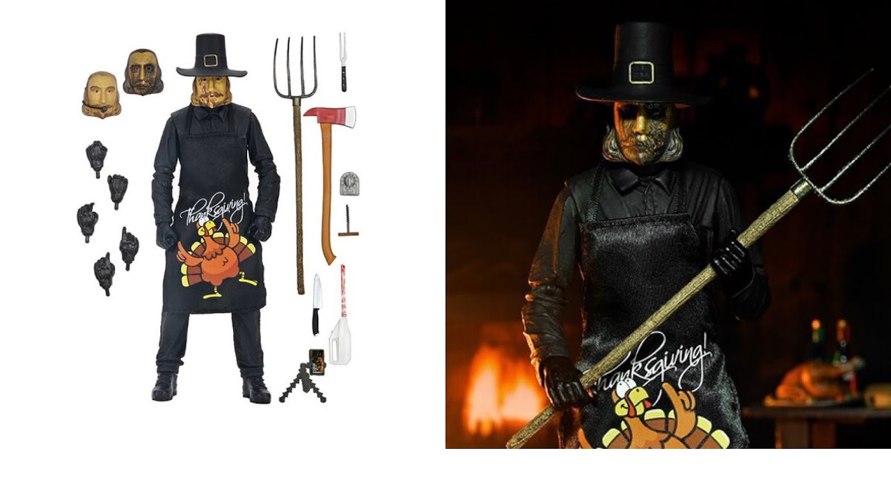 New NECA Thanksgiving Ultimate “No Leftovers” John Carver 7” Scale ...
