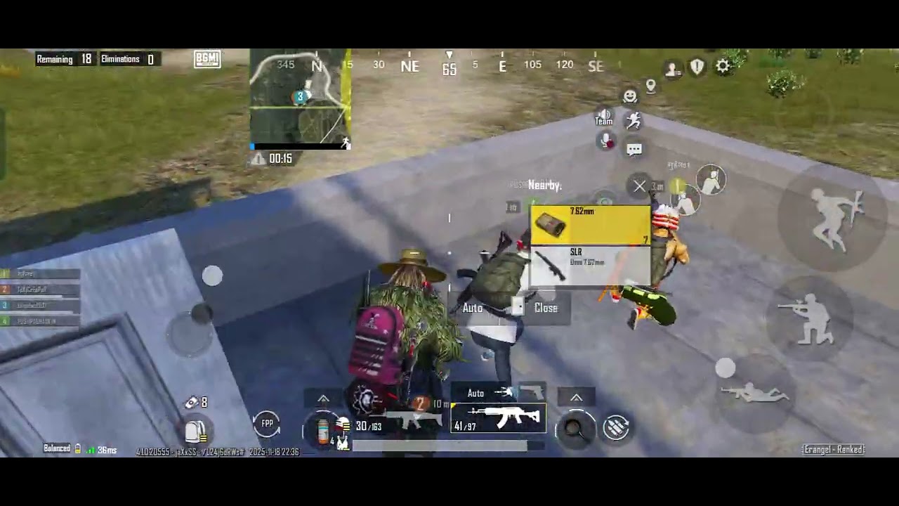 BGMI 4.1 back to back 4 car - YouTube