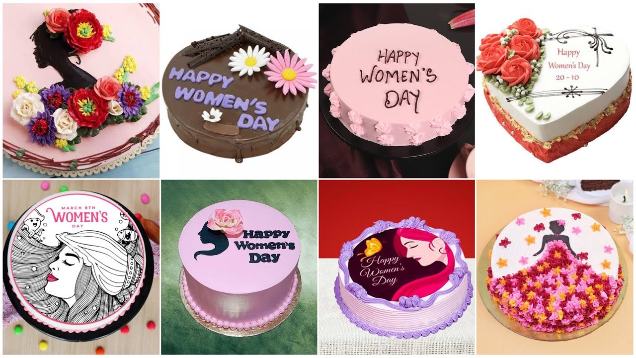 💃💋Women's Day Special Cake Designs 2024/Women's Day Cake/Cake Design ...