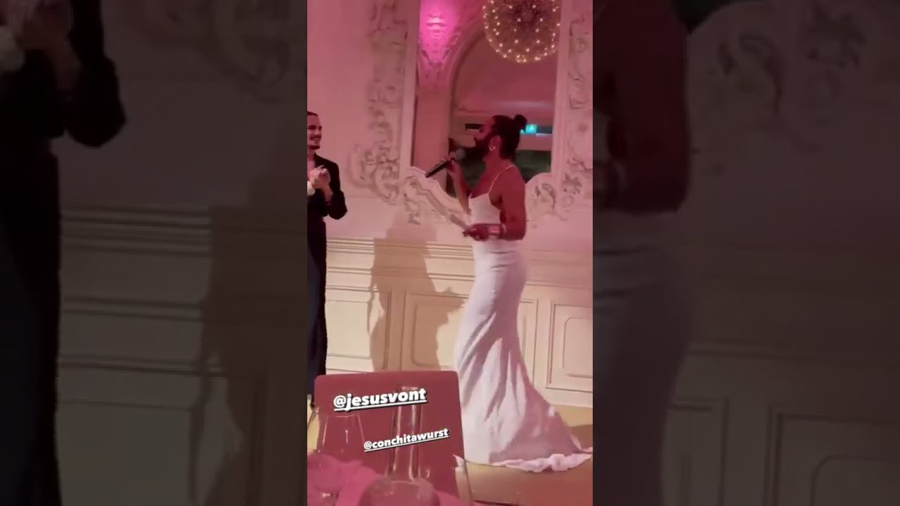 Conchita Wurst - RLAP a cappella - Jacques Patriaque wedding - 29.07. ...