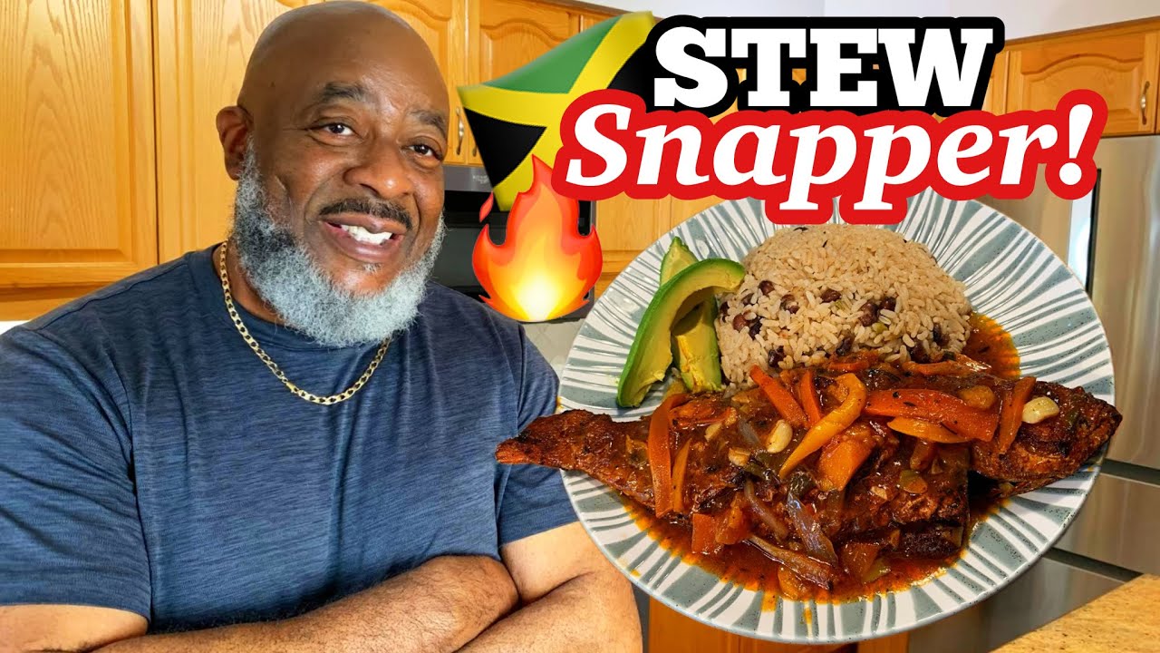 How to make Brown Stew Snapper! (FISH) | Deddy's Kitchen - YouTube