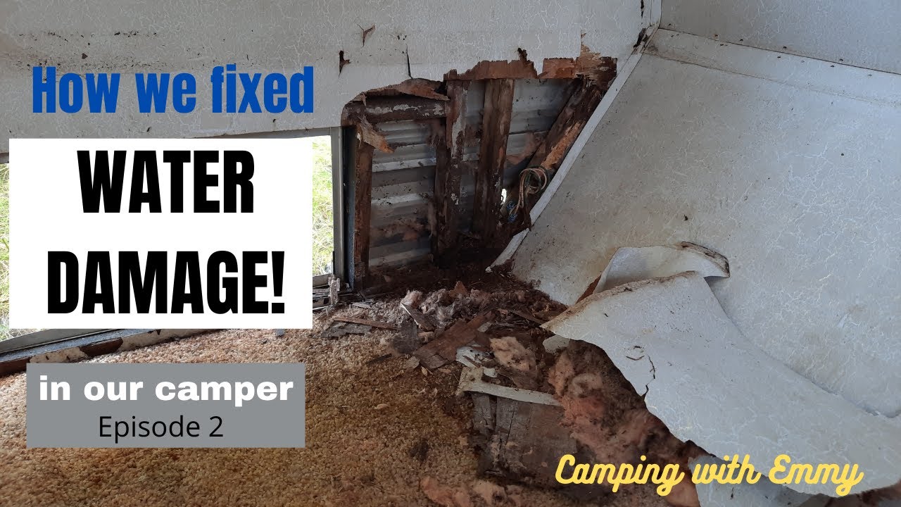 Repairing WATER DAMAGE!!! in our 1999 Camper! Episode 2 - YouTube