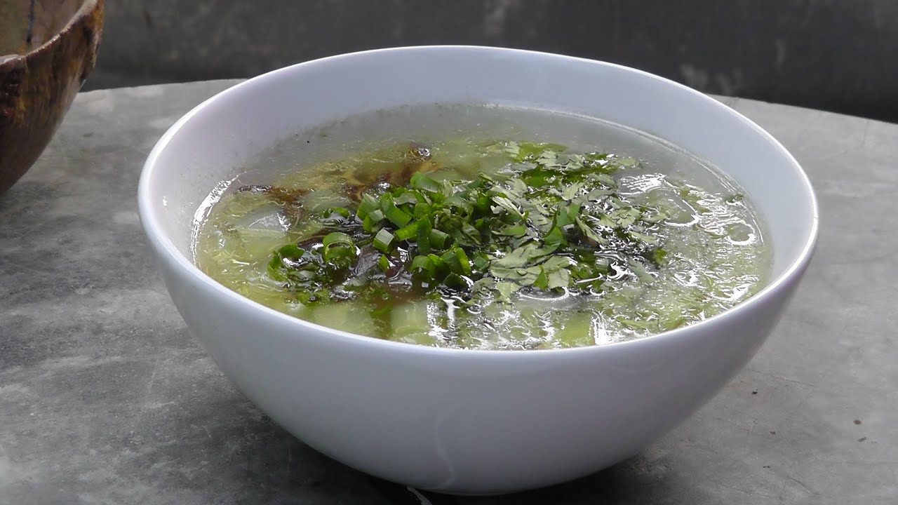 Vegan Vegetarisches Chinesisches Rezept: Dong Gua - Wintermelonen Suppe ...