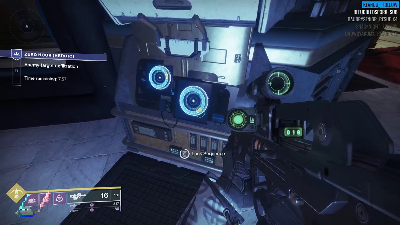 Solo Flawless Heroic Zero Hour 100% run (void puzzle) - YouTube