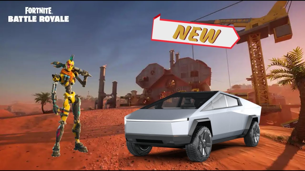 THE TESLA CYBERTRUCK IS FINALLY IN FORTNITE ! CYBERTRUCK TEST DRIVE ...