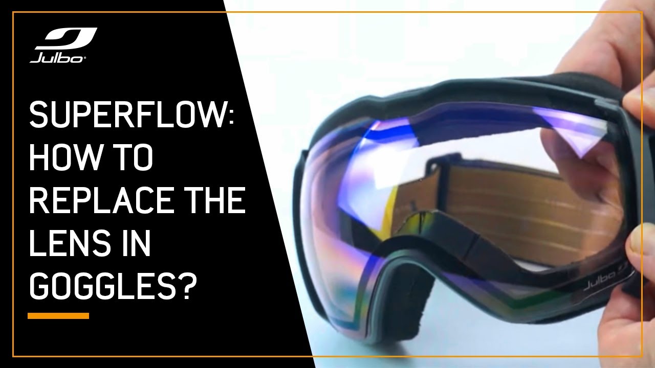 How to replace a lens in goggles equipped with the SuperFlow System ...