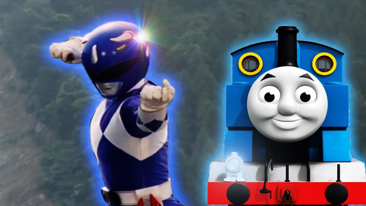 Thomas & Friends (Mighty Morphin Power Rangers Style) - YouTube