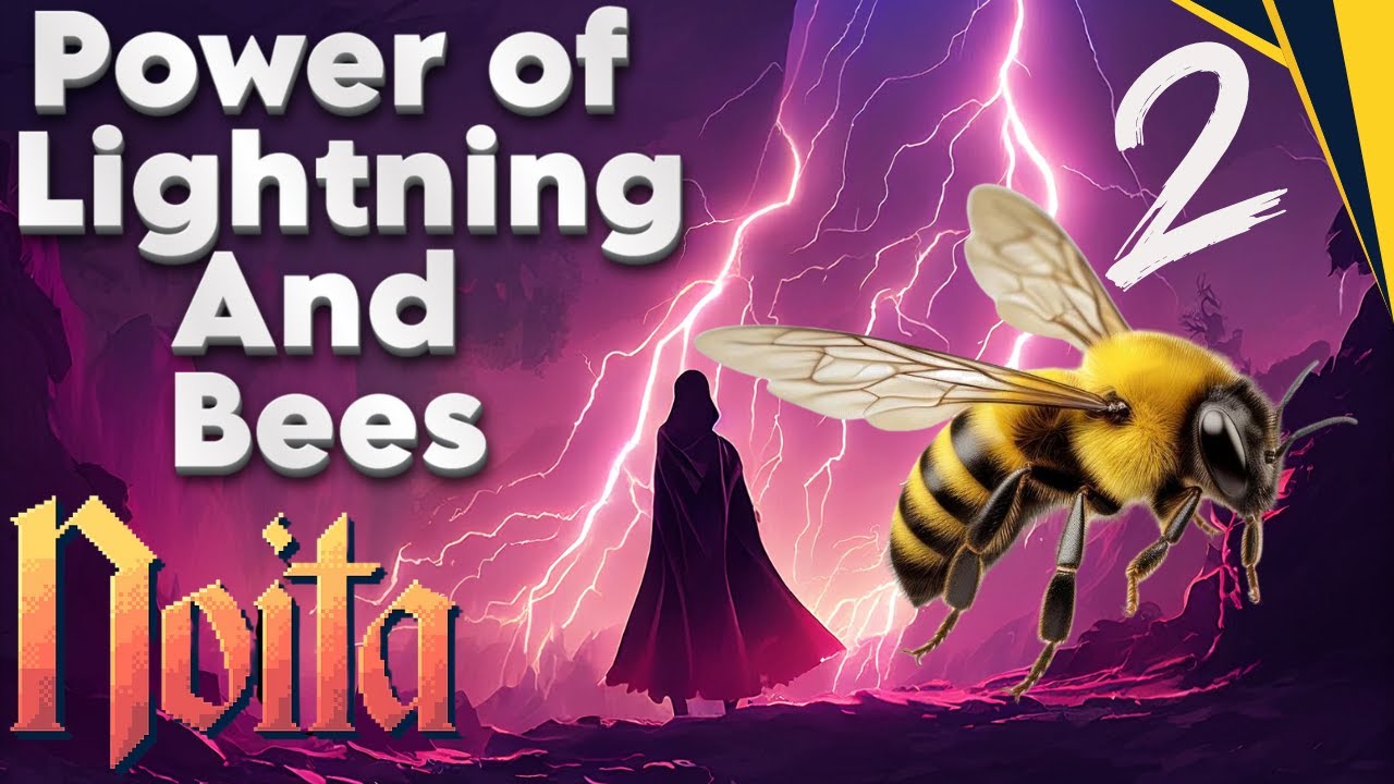 Power of Lightning And Bees Thunder Mage Run! (Noita) - YouTube