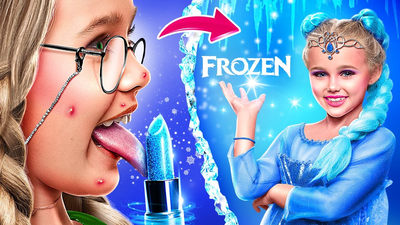 Como se Tornar Elsa! Fui Adotada por Elsa! - YouTube