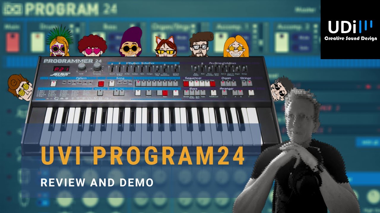 UVI Program 24 - pure sound of '80s Italo Disco inspired by two wild synths Programmer 24 and ...