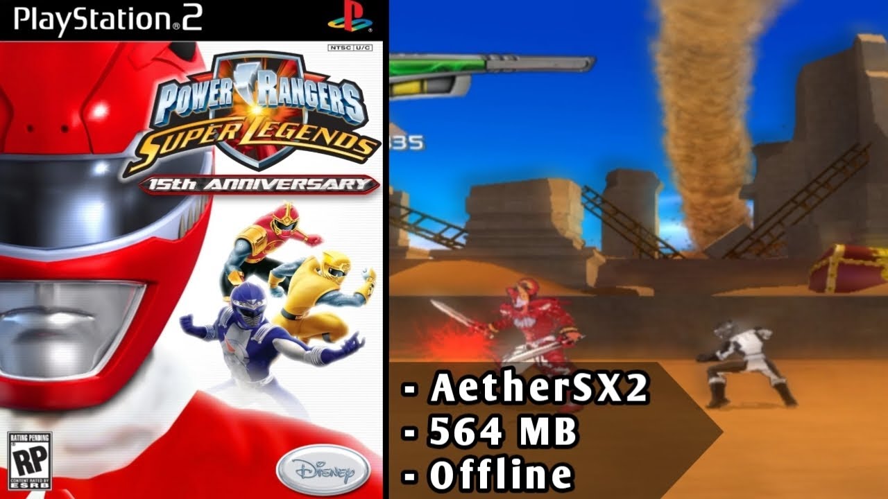 Power Rangers: Super Legends / PS2 / AetherSX2 / Gameplay + Settings ...