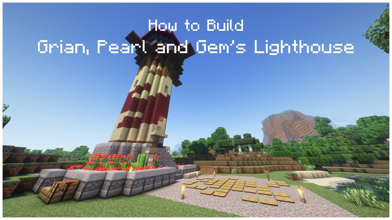 How to Build Grian, Gem and Pearl's Lighthouse from the Past Life ...
