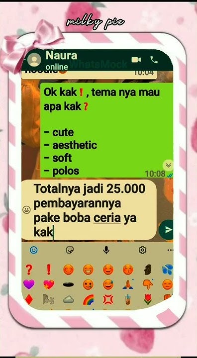 #pov : beli hoodie aesthetic [] whatsmock fake chat #whatsmock #fakechat #fyp #povwhatsmock ...