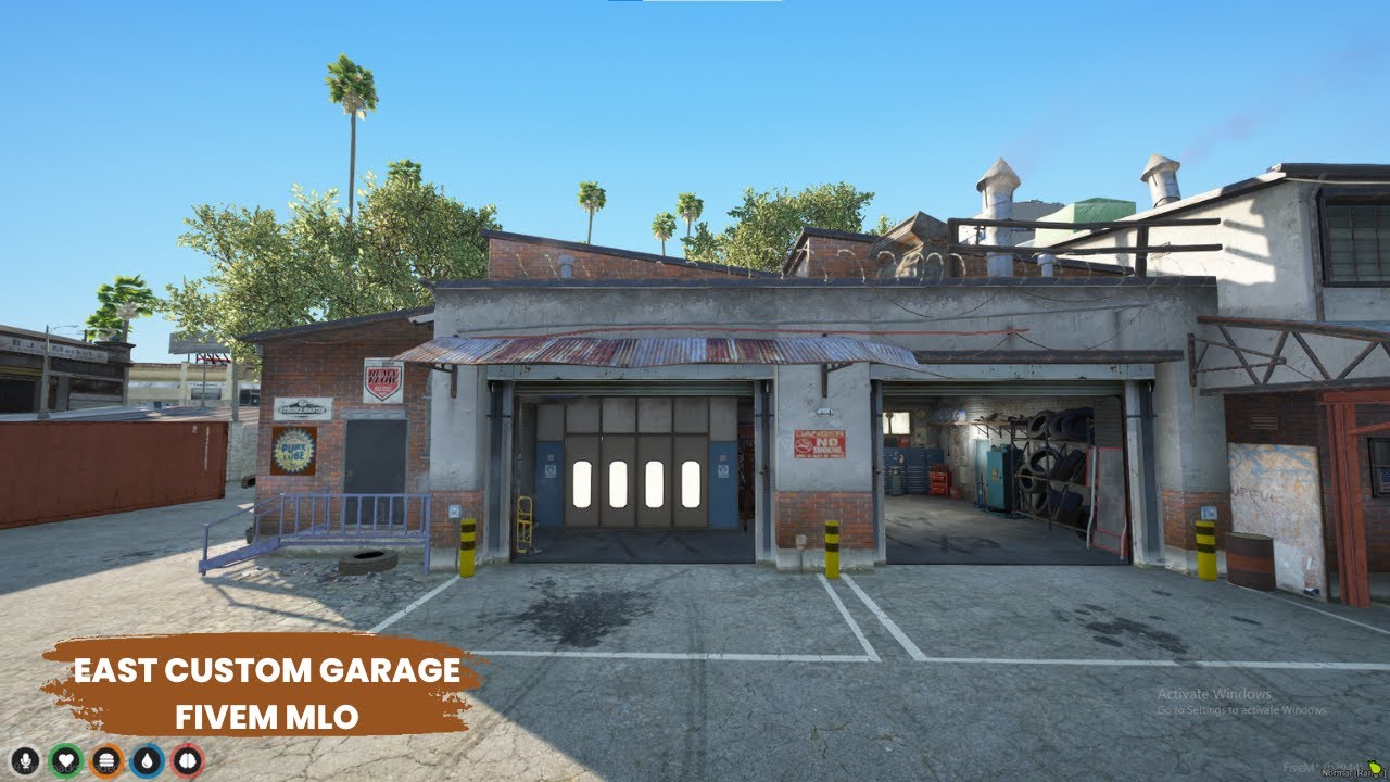 East custom garage fivem | Fivem Mods | Interior & map for Roleplay ...