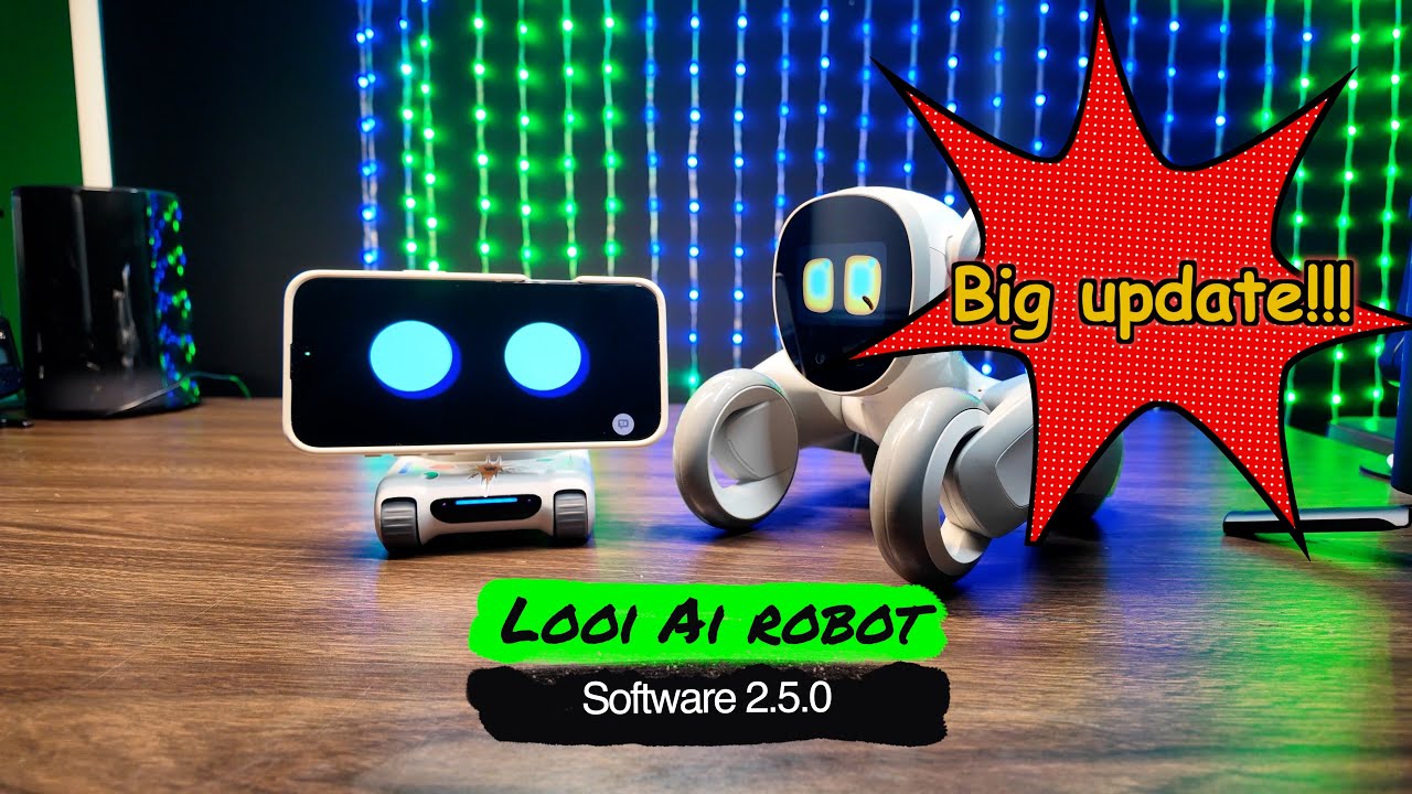 Looi ai robot big software update 2.5.0 - YouTube