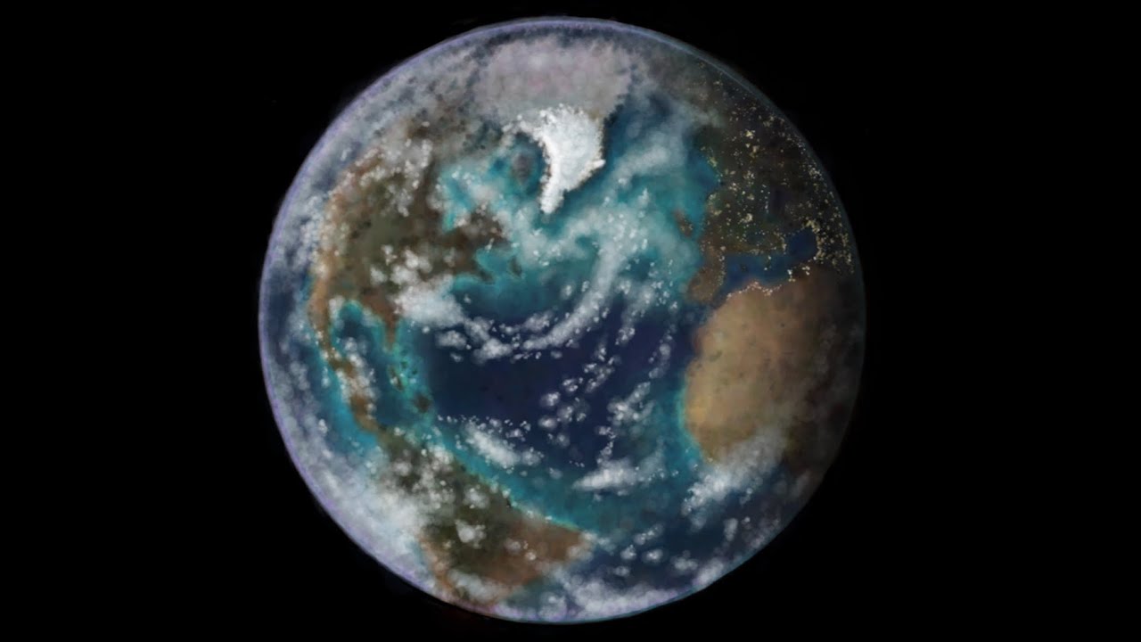 HOW TO DRAW PLANET EARTH | Blueplanet digital painting | Drawing ...