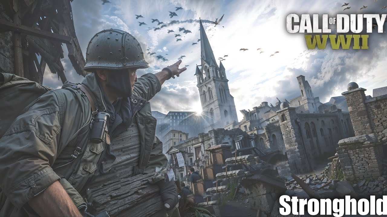 Call of duty WW2 - Stronghold - 4k ultra HD - Walkthrough Gameplay ...