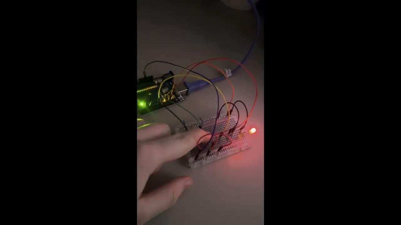 Arduino LED Control via Button - YouTube