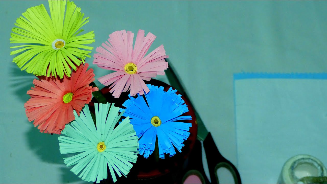 How to make DiY Flowers - YouTube