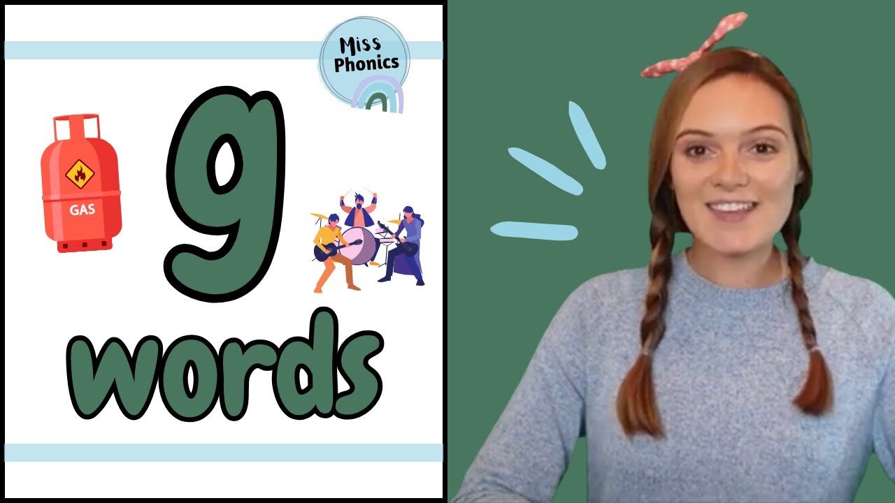 Learn to Blend 'g' Words with Miss Phonics | Phonics Blending Practice ...