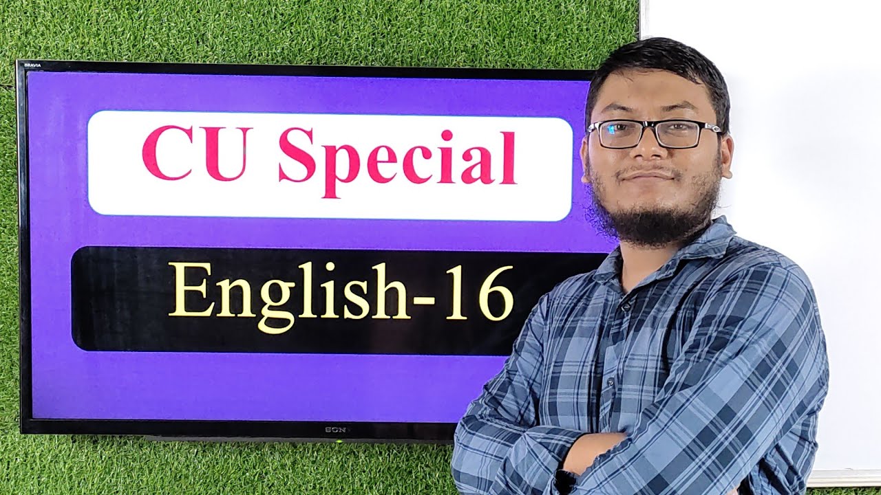 CU Special English-16| University admission English - YouTube