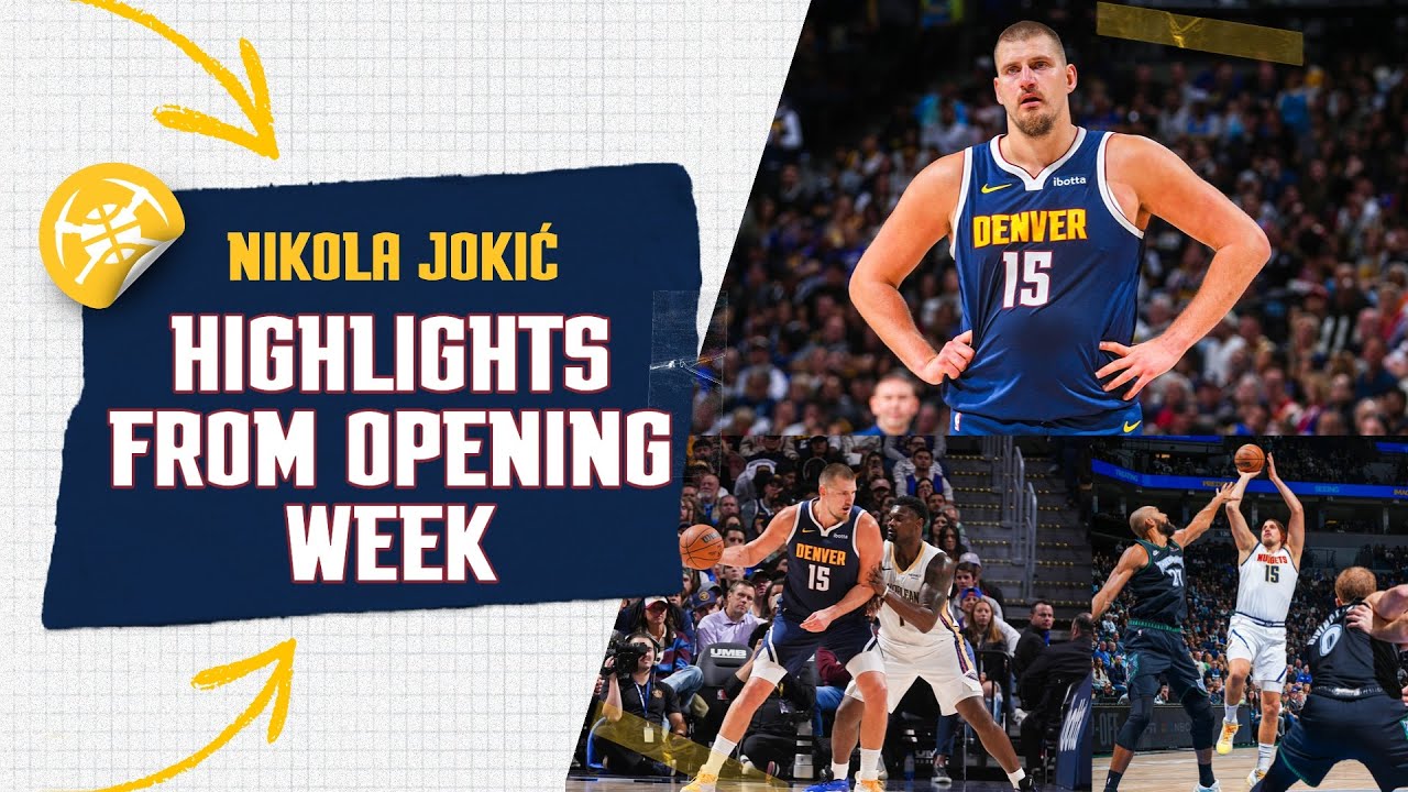 FOUR TRIPLE-DOUBLES In Five Games! | Nikola Jokić Top Highlights 📺 ...