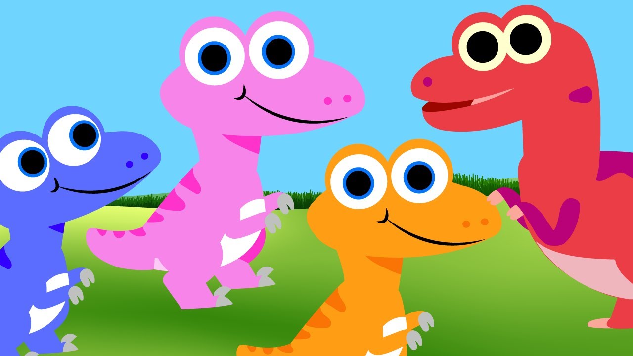 Five Little Dinosaurs | CoComelon Nursery Rhymes & Kids Songs - YouTube