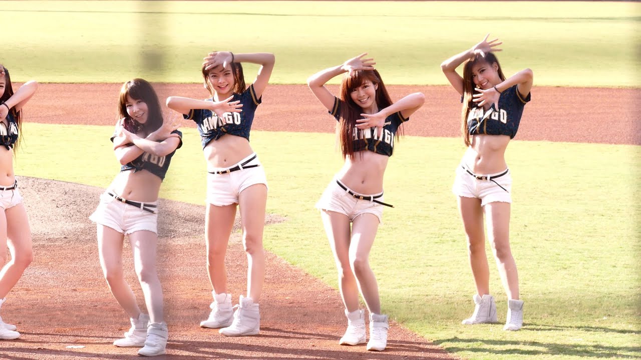 4K | 20150705 Lamigirls Eli倪倪-中華職棒Lamigo Jump豹趴開場舞 - YouTube