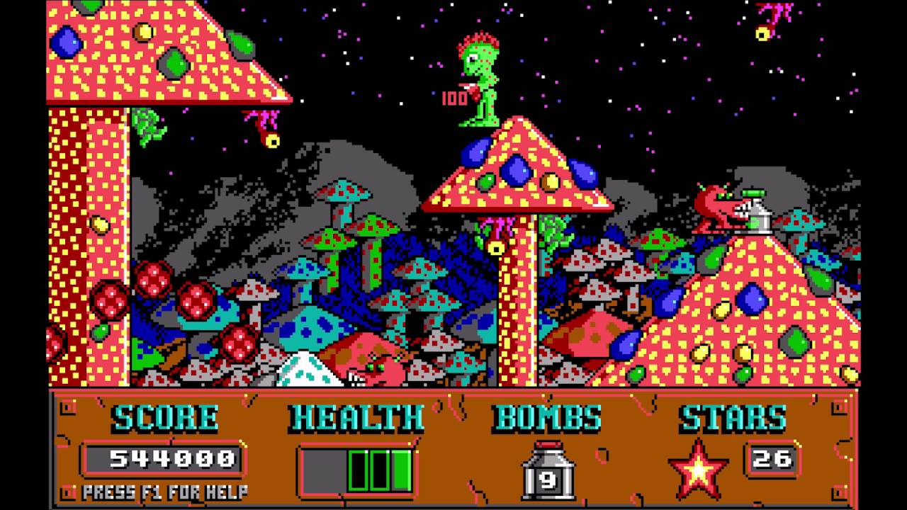 Cosmo's Cosmic Adventure 2 - Level 3 (1992) [MS-DOS] - YouTube
