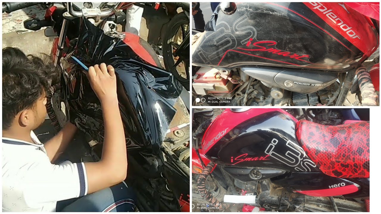 Modified ismart bike Only 2000 | hero splendor ismart || Art works ...