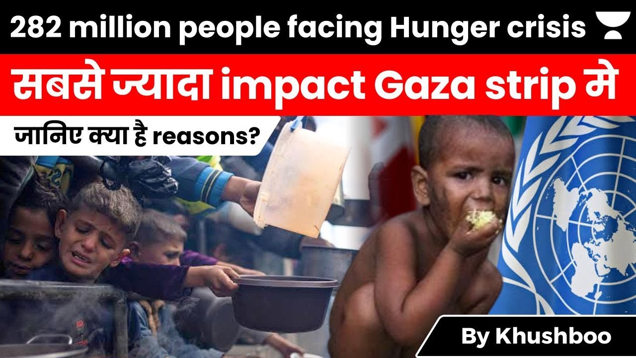 282 million people facing HUNGER CRISIS and many on the verge of famine ...