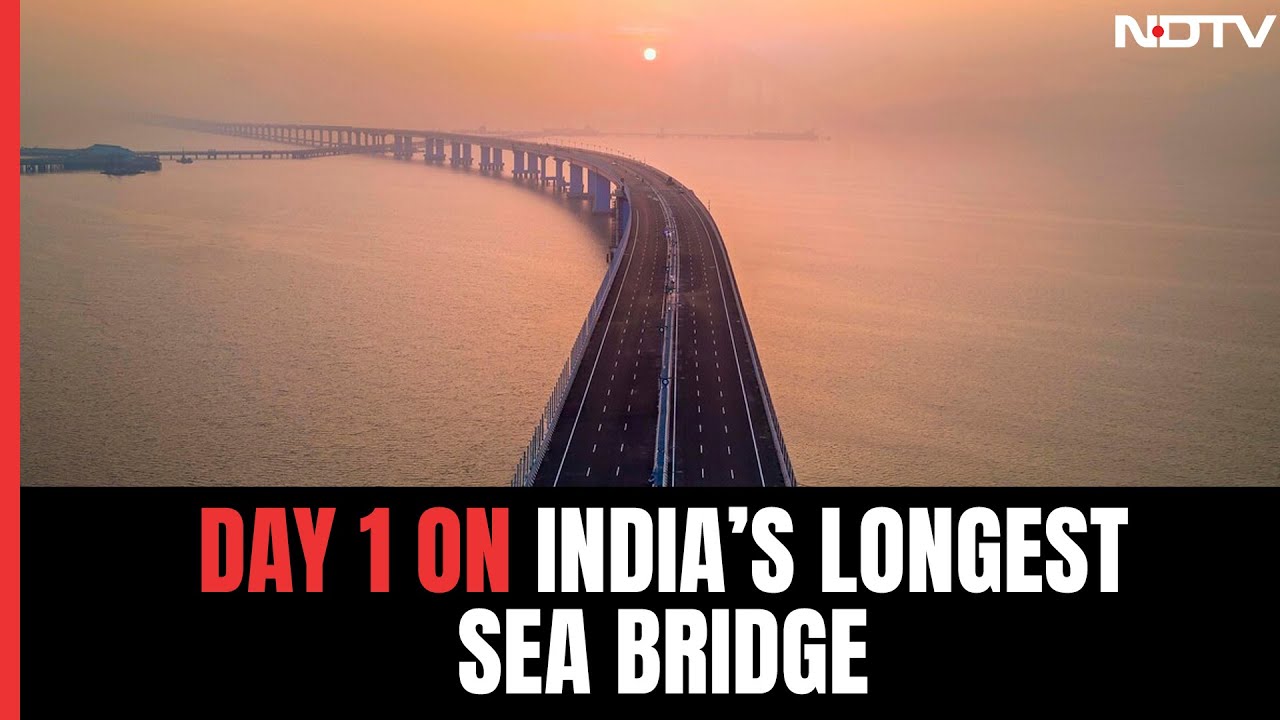 Mumbai Trans Harbour Link | Atal Setu | Day 1 On India's Longest Sea ...