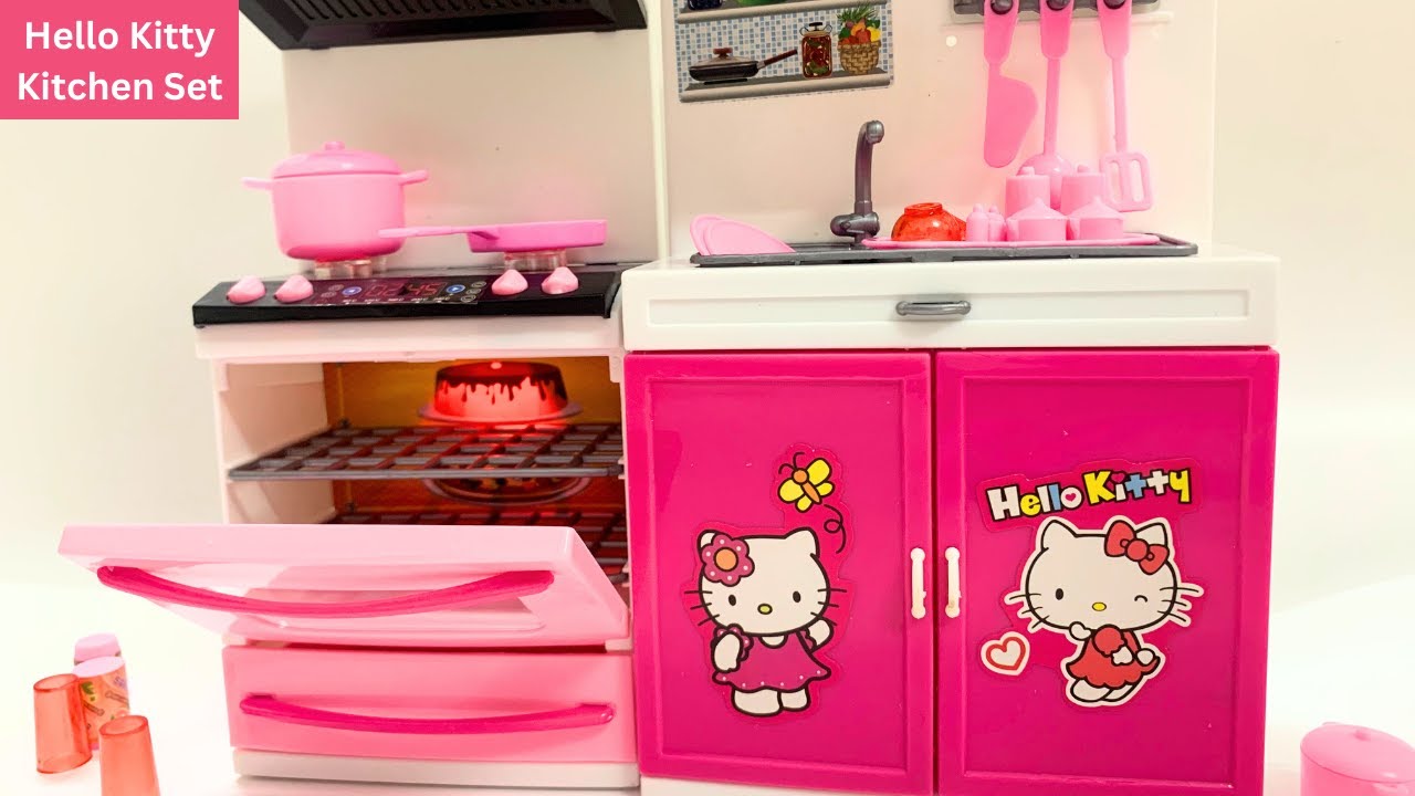 Unboxing toys - 6 Minutes Satisfying Unboxing with Hello Kitty Kitchen ...