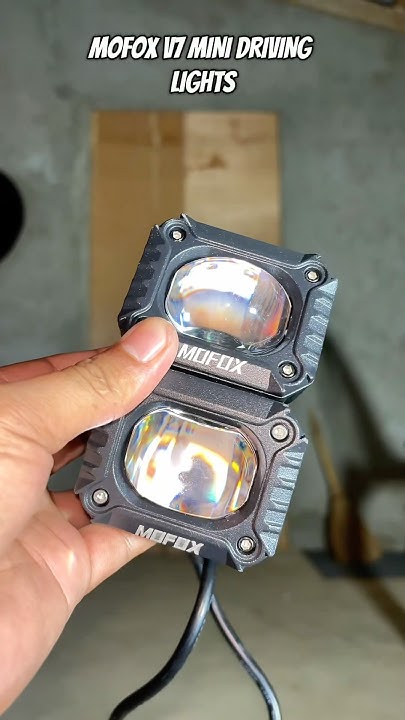 MOFOX V7 MOTORCYCLE MINI DRIVING LIGHT. #motorcycle #mdl - YouTube