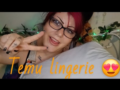 Temu haul ✨️ 👌  plus size lingerie 😍