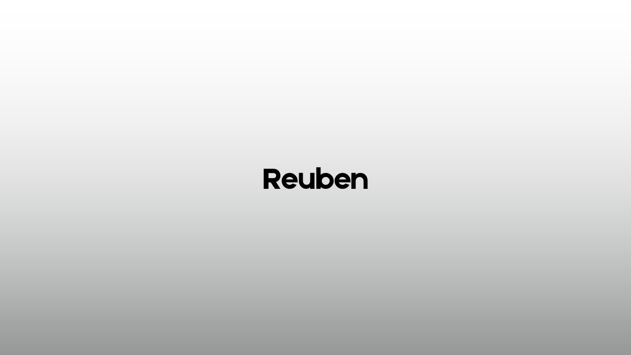 How to pronounce Reuben in British English - YouTube