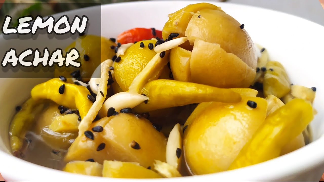 Lemon Achar - Limo ka achar - YouTube