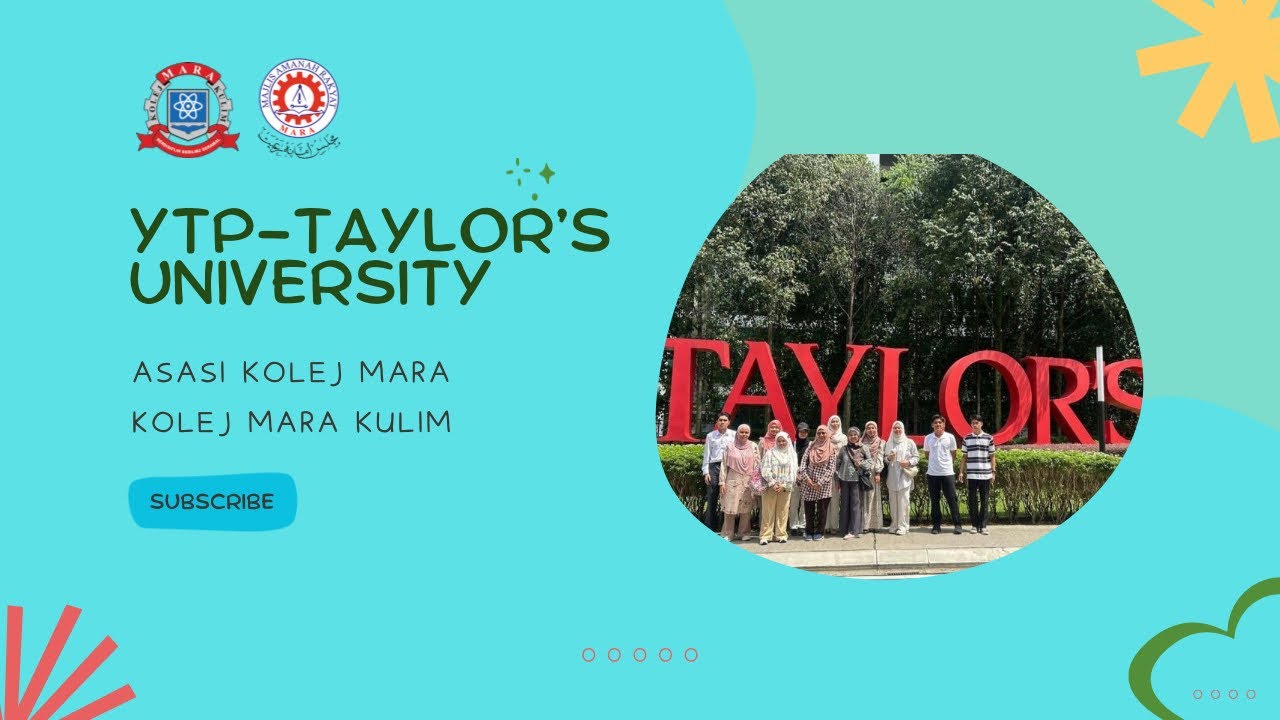 Program YTP-Taylor’s University di Kolej MARA Kulim - YouTube