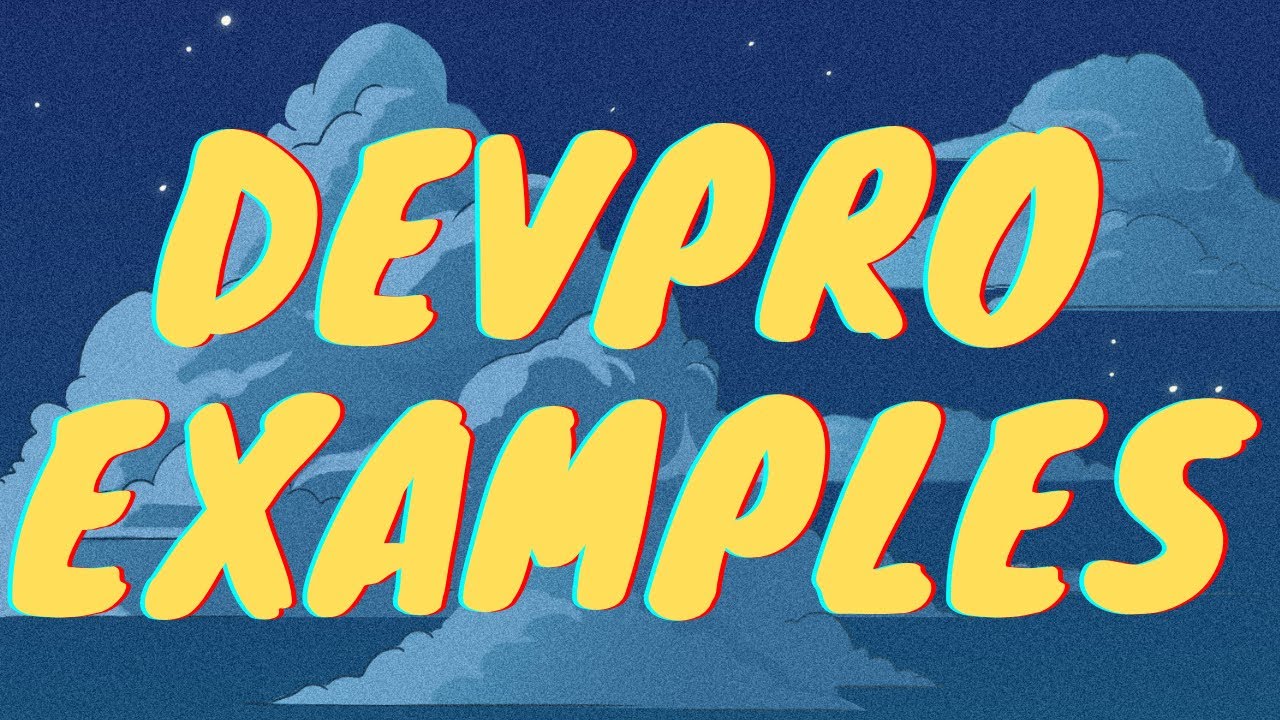 DEVPRO Examples - YouTube