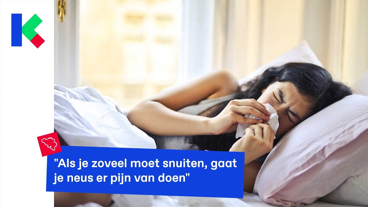 Pollenpiek en dus veel snotteren als je hooikoorts hebt - YouTube