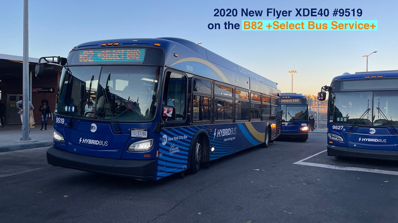 MTA NYCB: 2020 New Flyer XDE40 9519 on the B82 +Select Bus Service+ ...