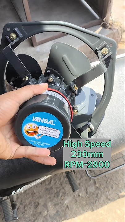 Vansal 230mm high speed 2800rpm exhaust fan. best exhaust fan. 9" exhaust fan. high speed ...