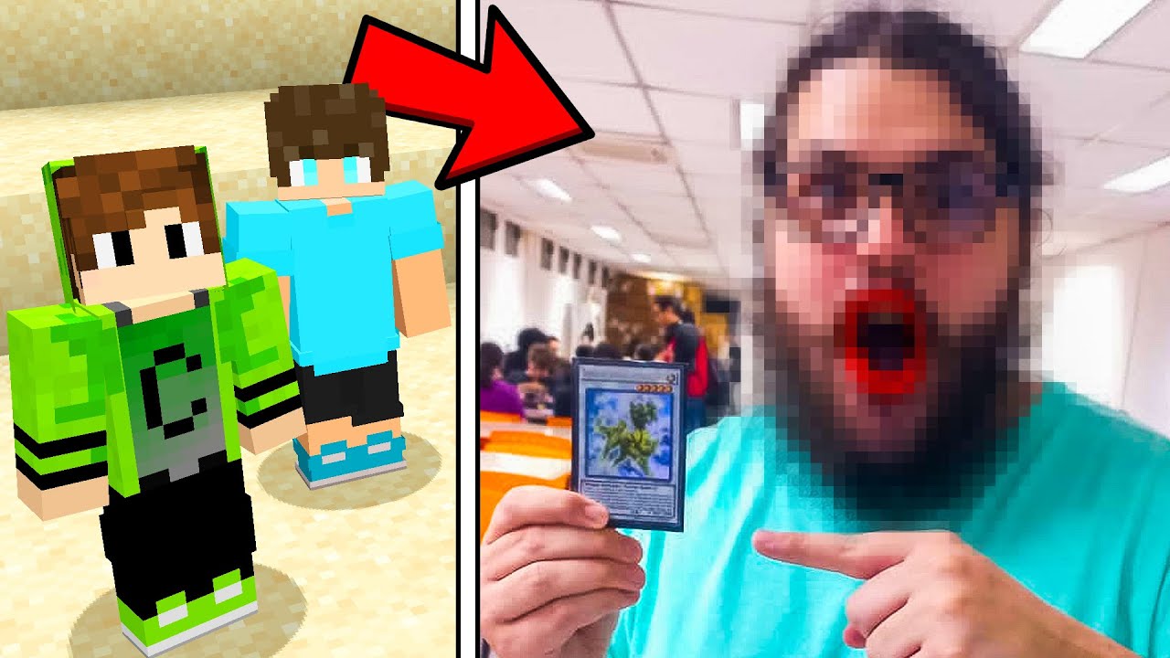I REVEALED THE MINECRAFT YOUTUBERS FACE IN MINECRAFT - YouTube