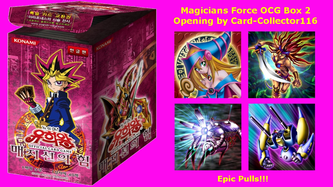 Yugioh Magicians Force/매지션의 힘 (OCG Korea) Booster Box 2 Opening "DMG ...