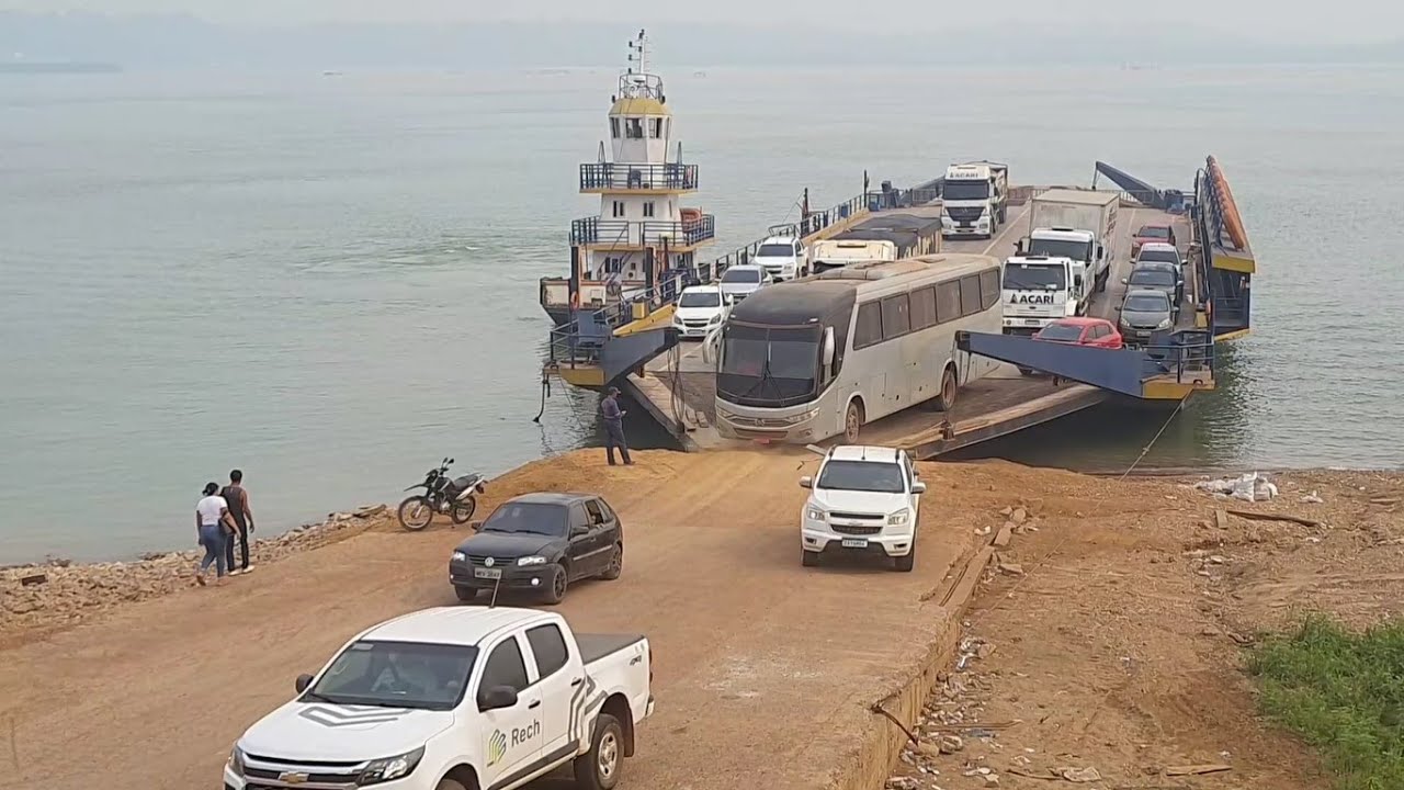 Travessia da balsa Rio Tapajós Itaituba PA # 167 - YouTube