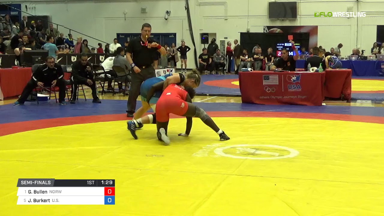 WM/62 KG/62 S, Grace Bullen, Norway Vs Jenna Burkert, U.S. Army.mp4 ...