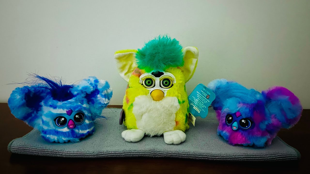 Two Furby Furblets and a 90s Furby Baby! - YouTube