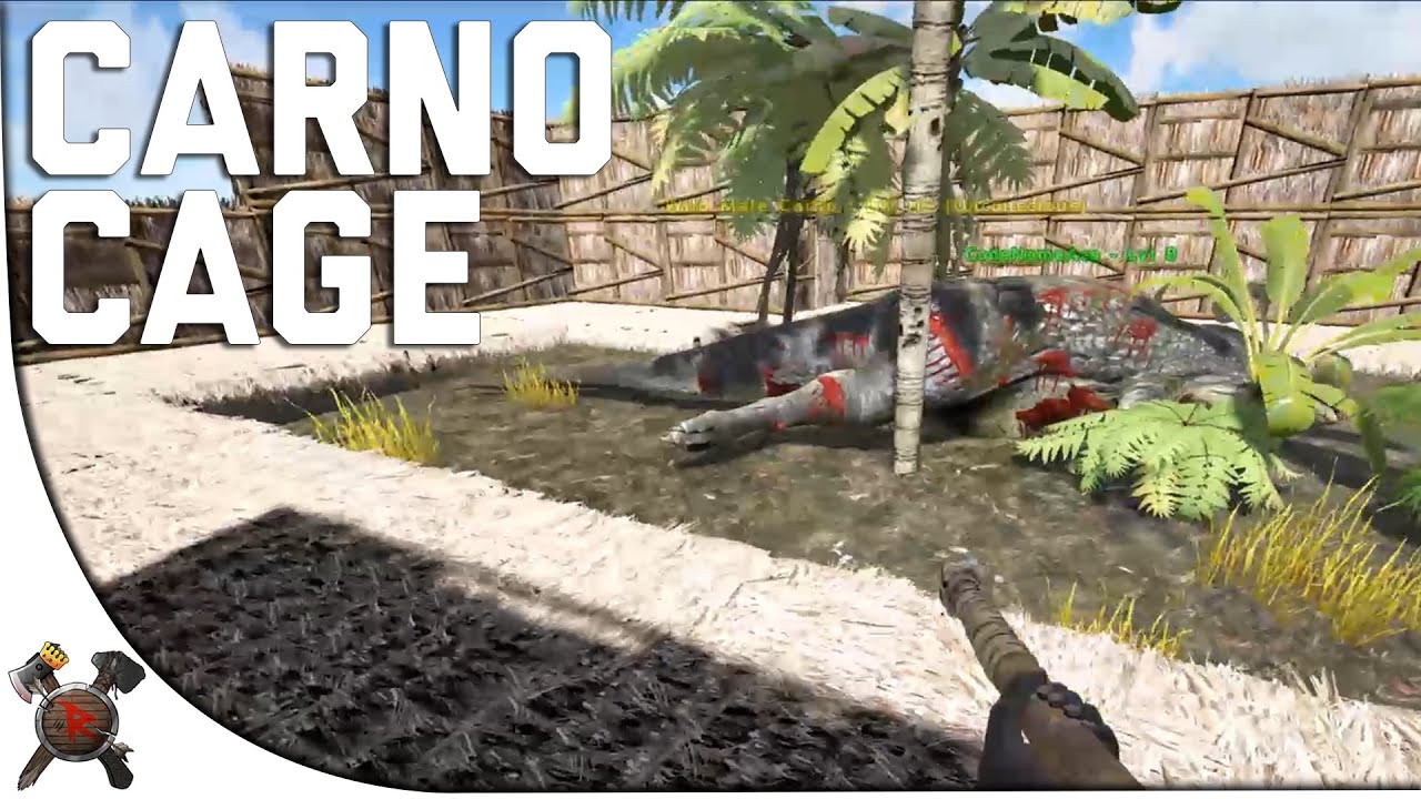 MASSIVE CARNO CAGE! - Ark Survival Evolved PVP Server (Season 4 Part 6 ...